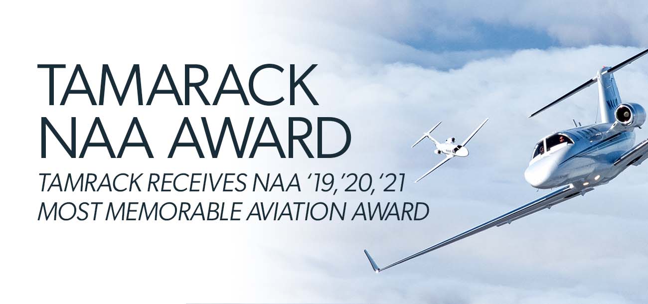 Tamarack Receives National Aeronautic Association Most Memorable Aviation Award